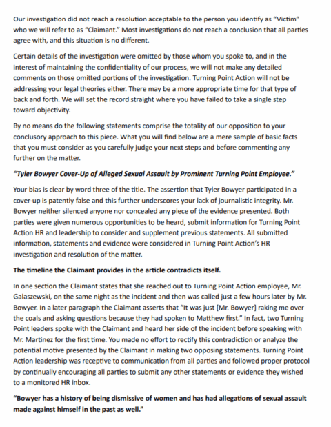 BREAKING: Turning Point Action Finally Responds to Allegations of ...